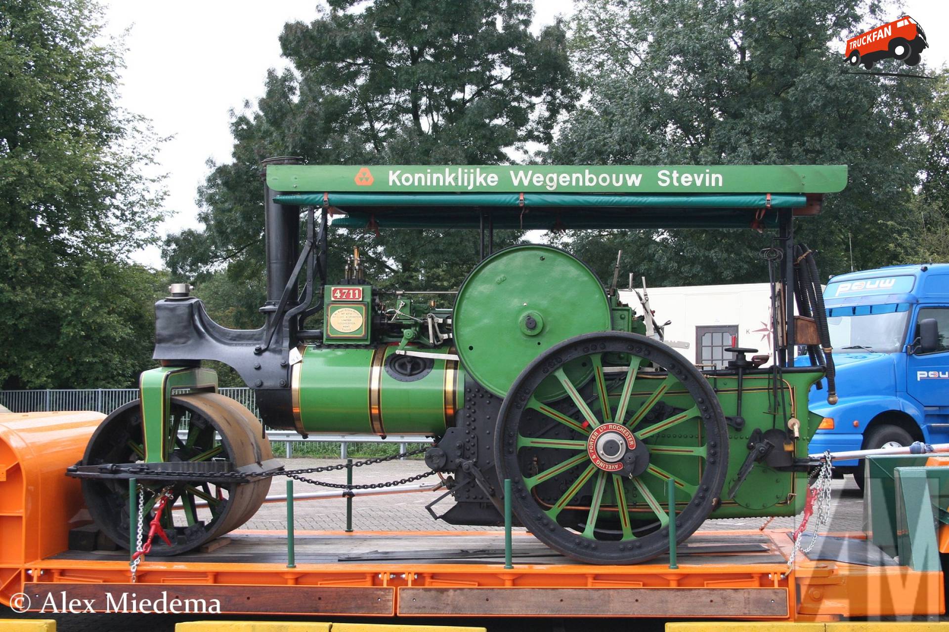 Foto Aveling & Porter stoomwals van KWS Infra - TruckFan