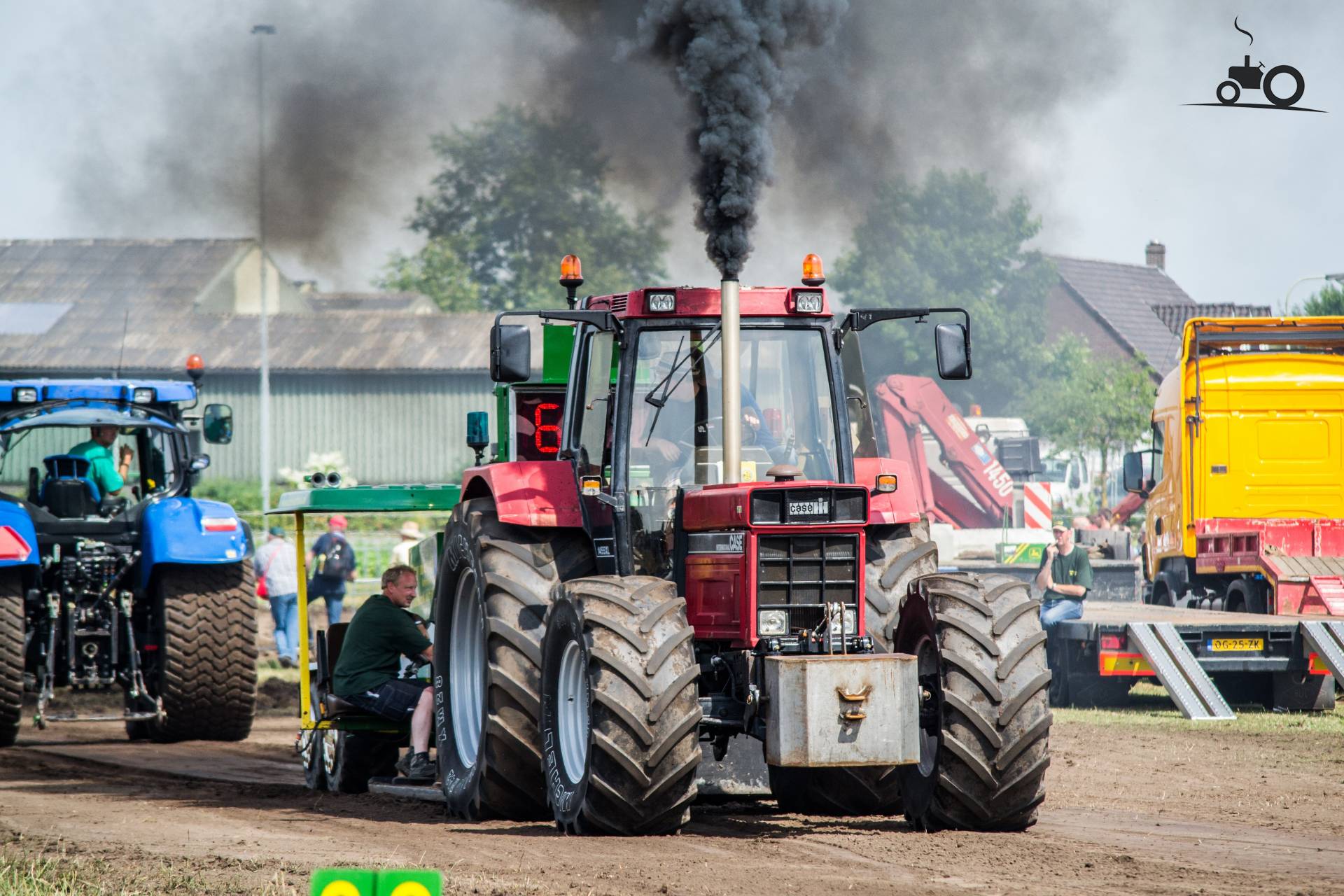 Trekkerslep / trekkertrek / tractorpulling - Case International 1455 XL