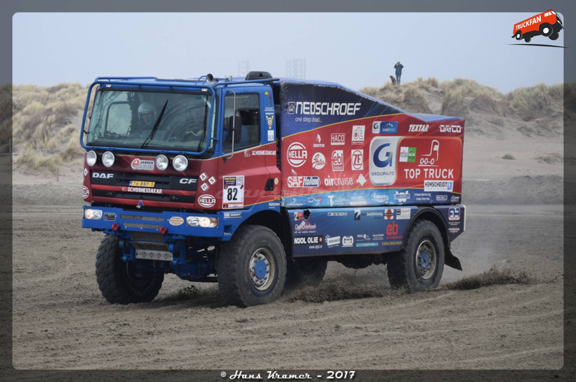 Dakar Trucks 2020 - DAF CF serie van schoonesdakar.nl
