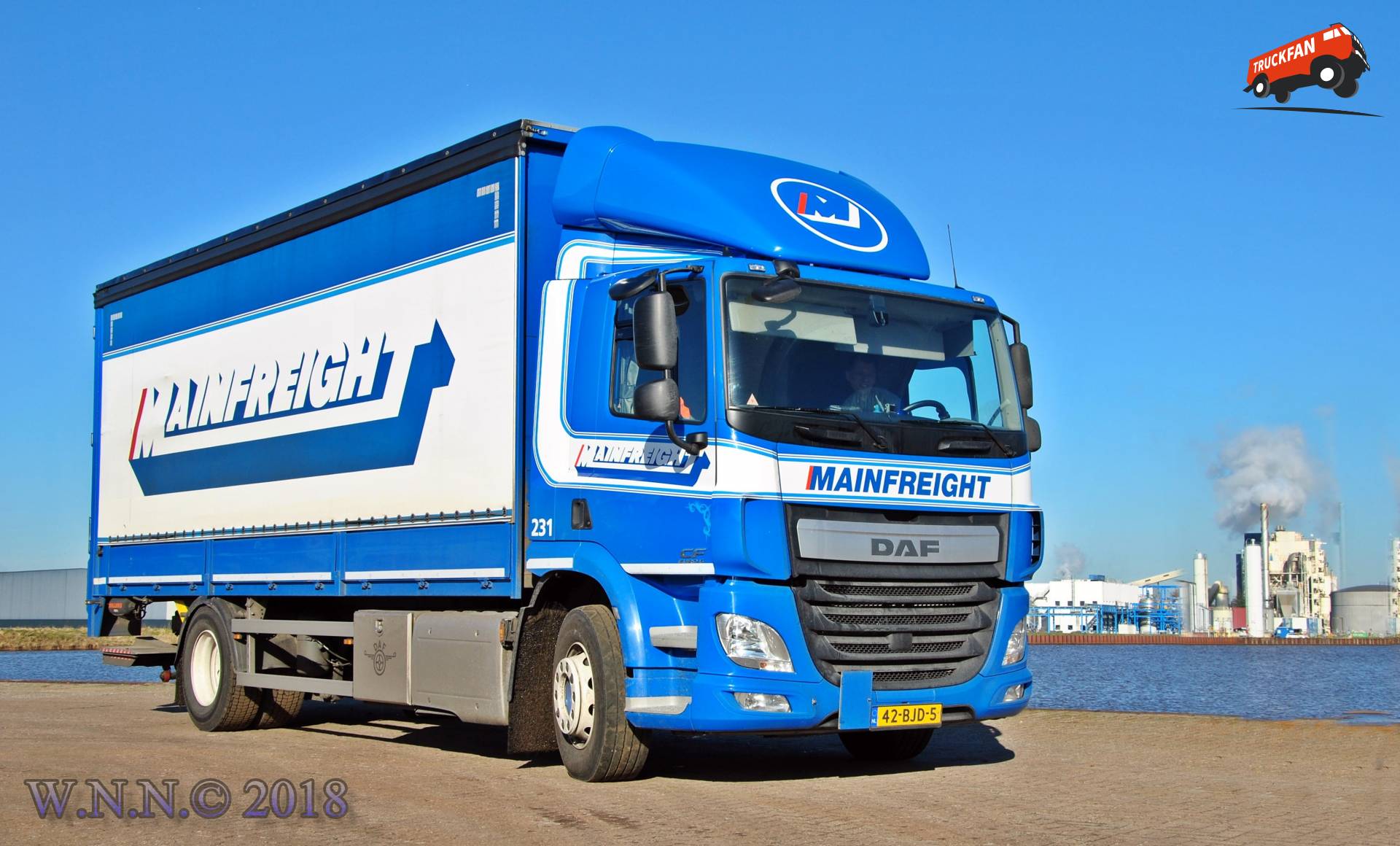 Foto DAF CF van Mainfreight (voorheen Wim Bosman) - TruckFan