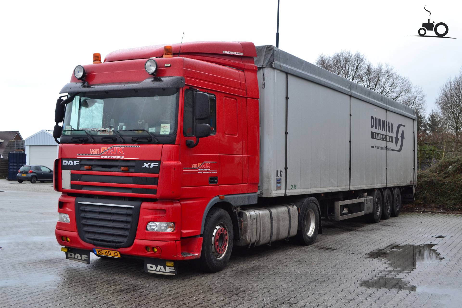 Foto DAF XF105 van Transportbedrijf Van Dijk B.V., Dunnink Staphorst ...
