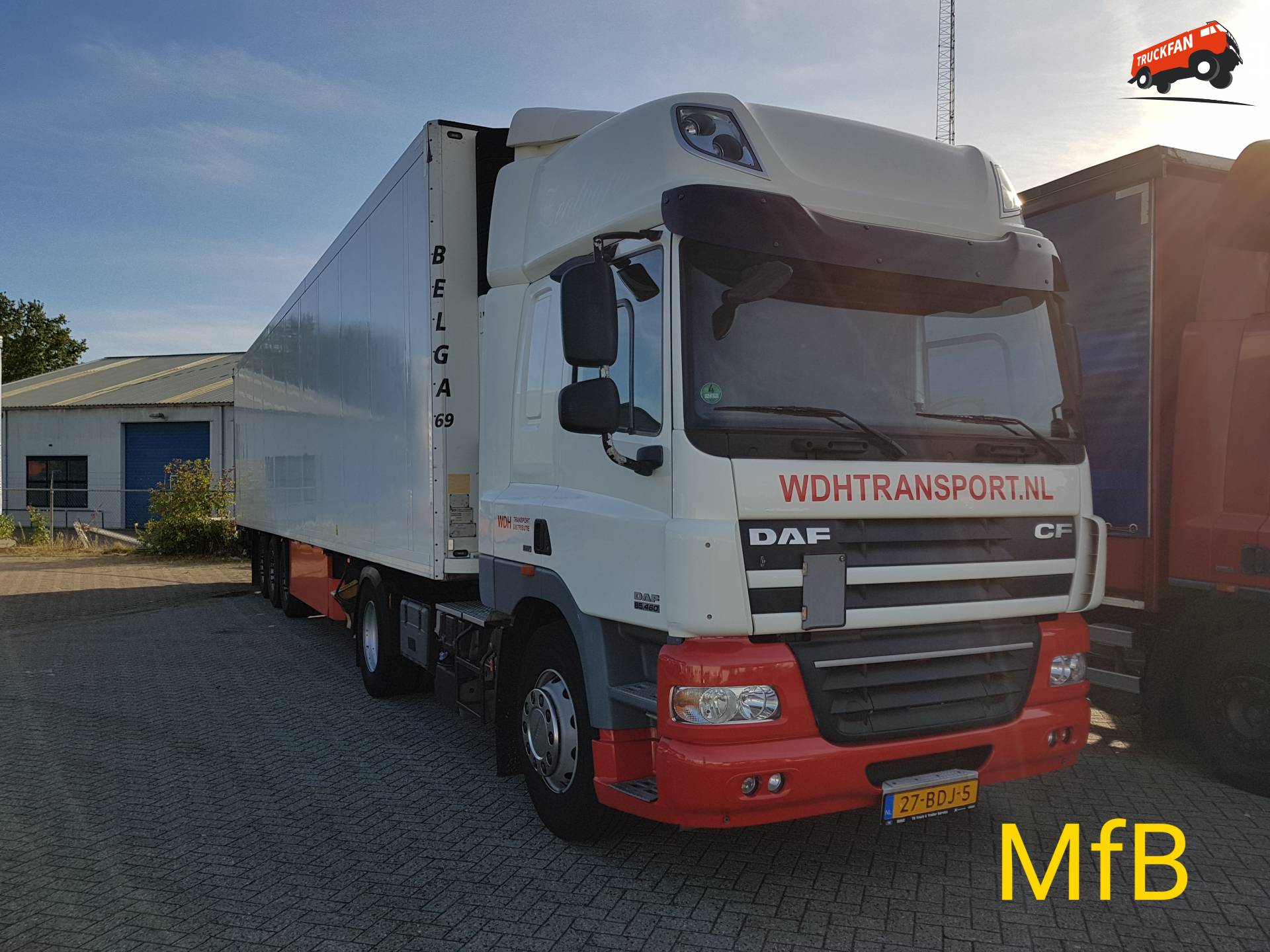 Foto DAF CF van WDH transport, Belga's Internationaal Transport - TruckFan