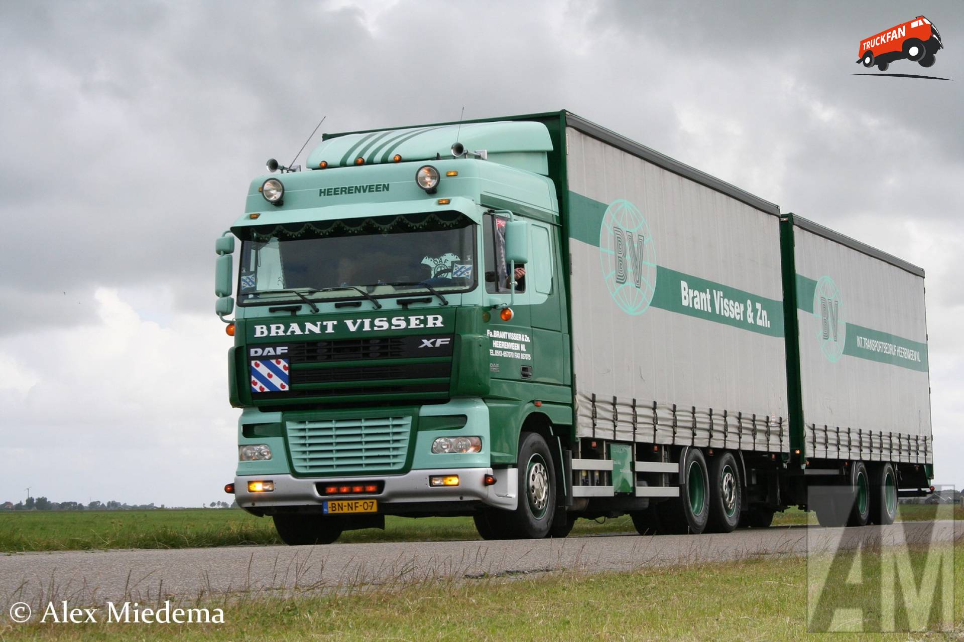 Foto DAF XF95 van Brant Visser en Zonen B.V. - TruckFan
