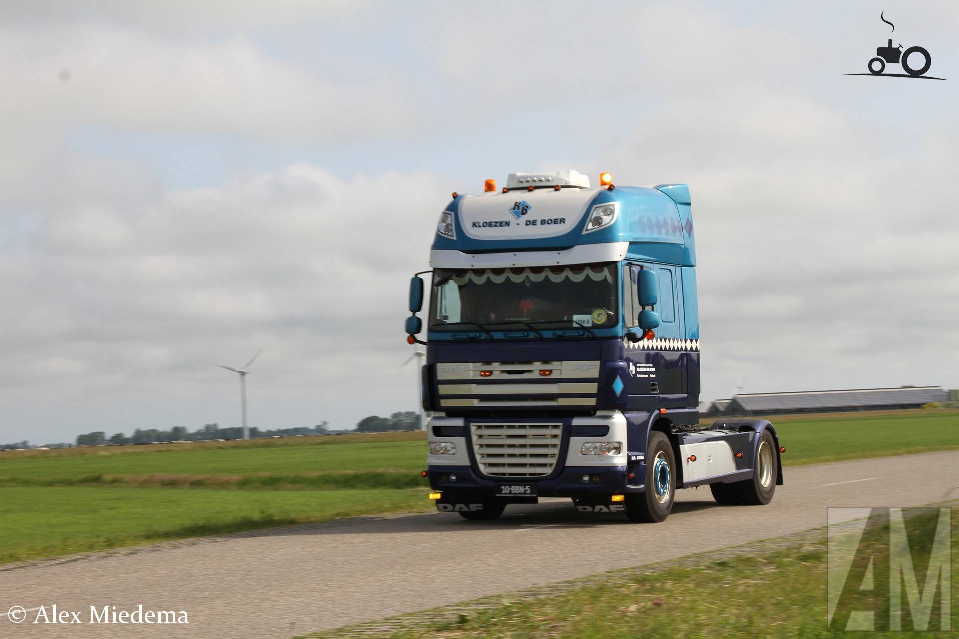 Foto DAF XF105 van Transportbedrijf Kloezen-de Boer - TruckFan