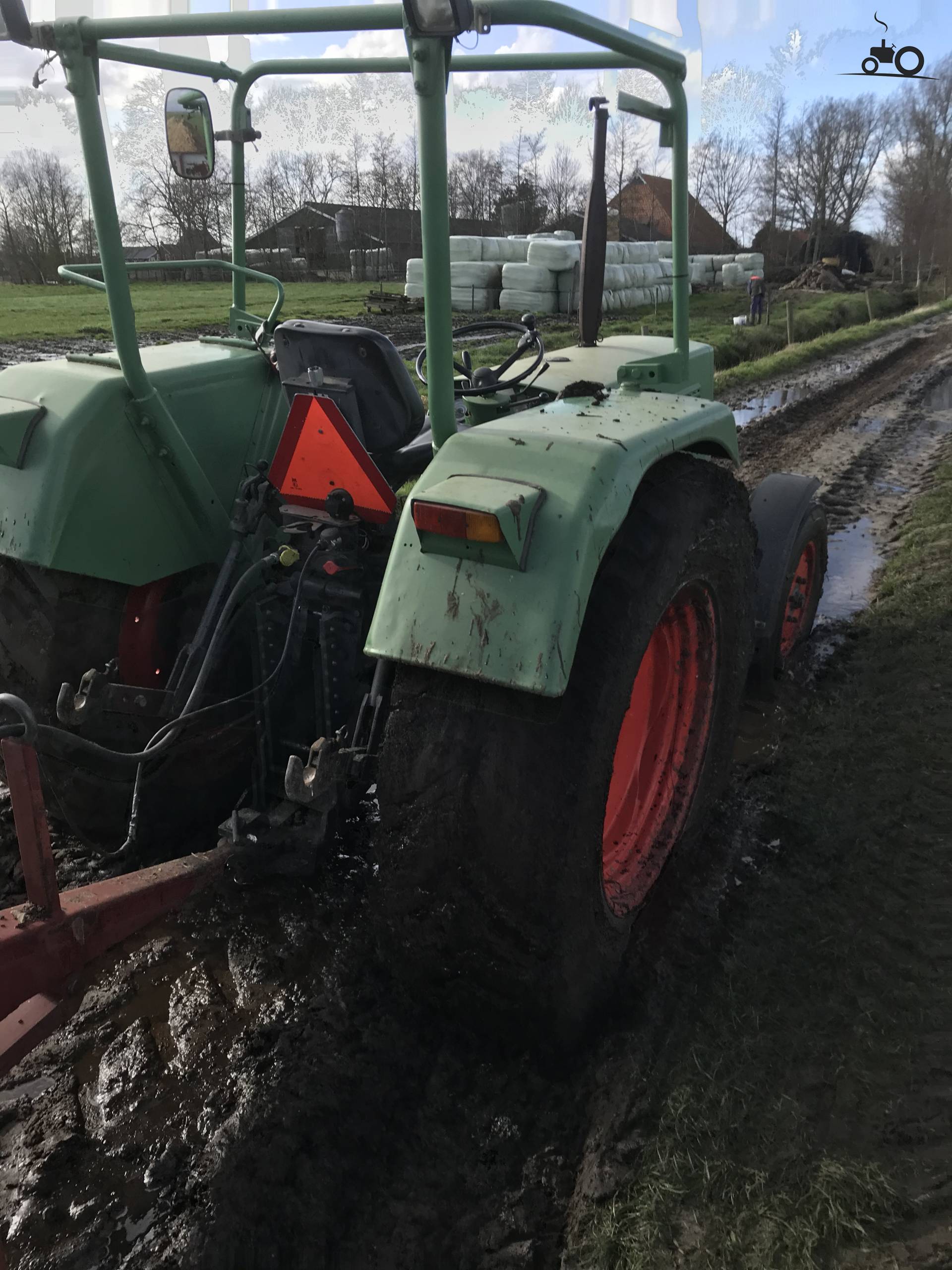 Vastgereden - Fendt 104 S