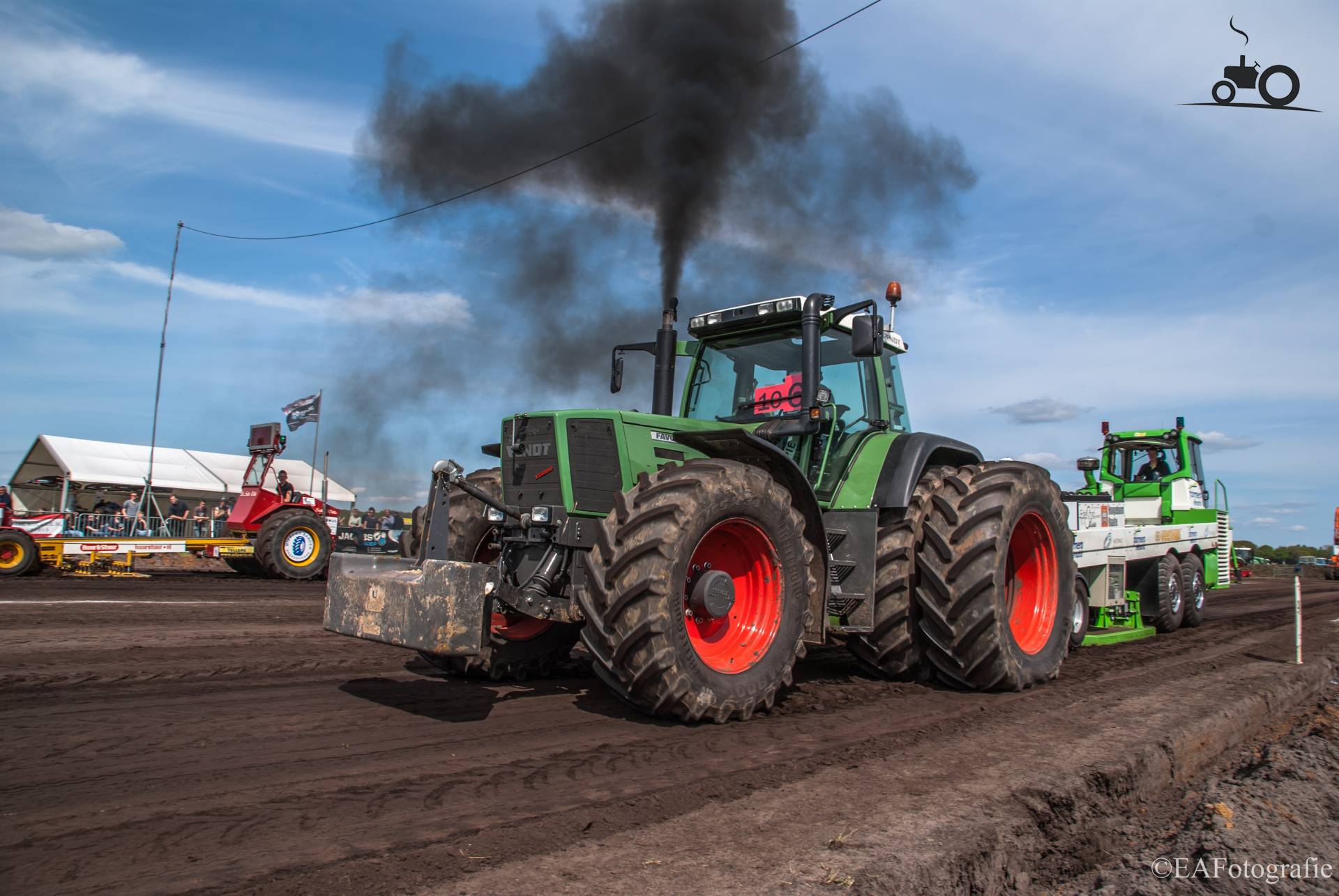 Trekkerslep / trekkertrek / tractorpulling - Fendt 824