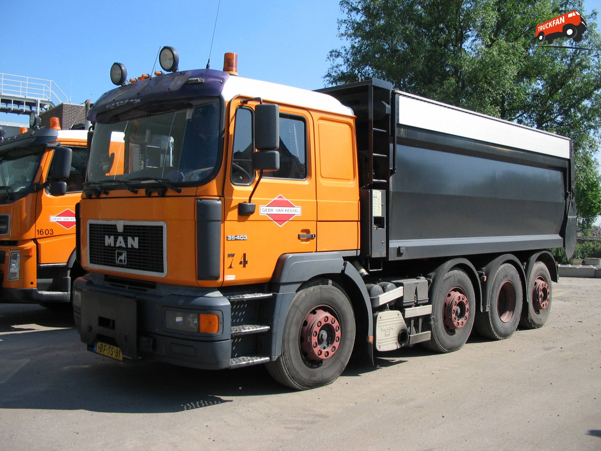 Foto MAN F2000 van Gebr. van Kessel