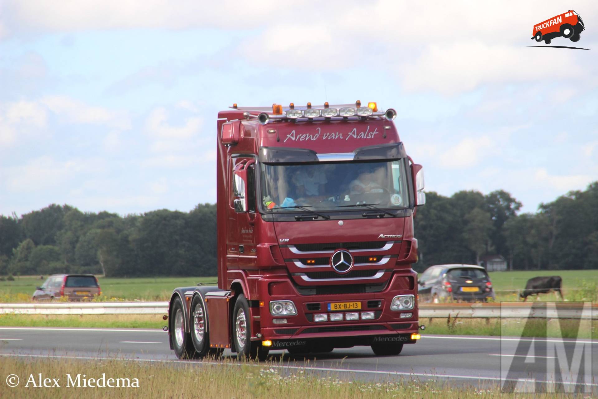 Foto Mercedes-Benz Actros MP3 van Arend van Aalst