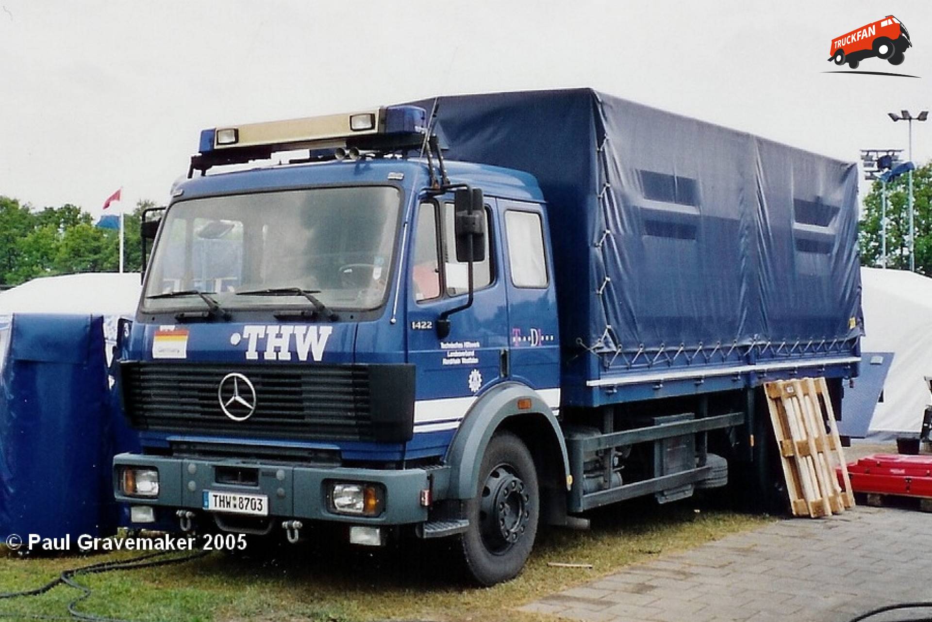 Foto Mercedes-Benz SK van Technisches Hilfswerk (THW) - TruckFan