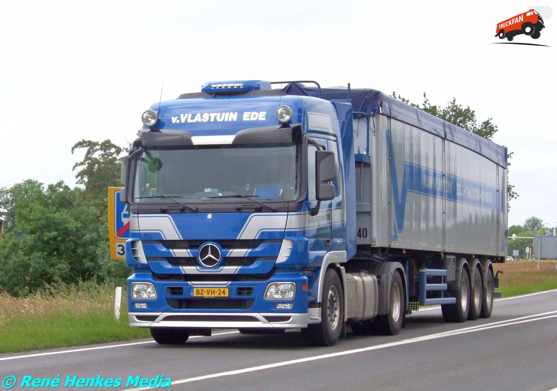 Foto Mercedes-Benz Actros MP3 van Van Vlastuin Agro - TruckFan