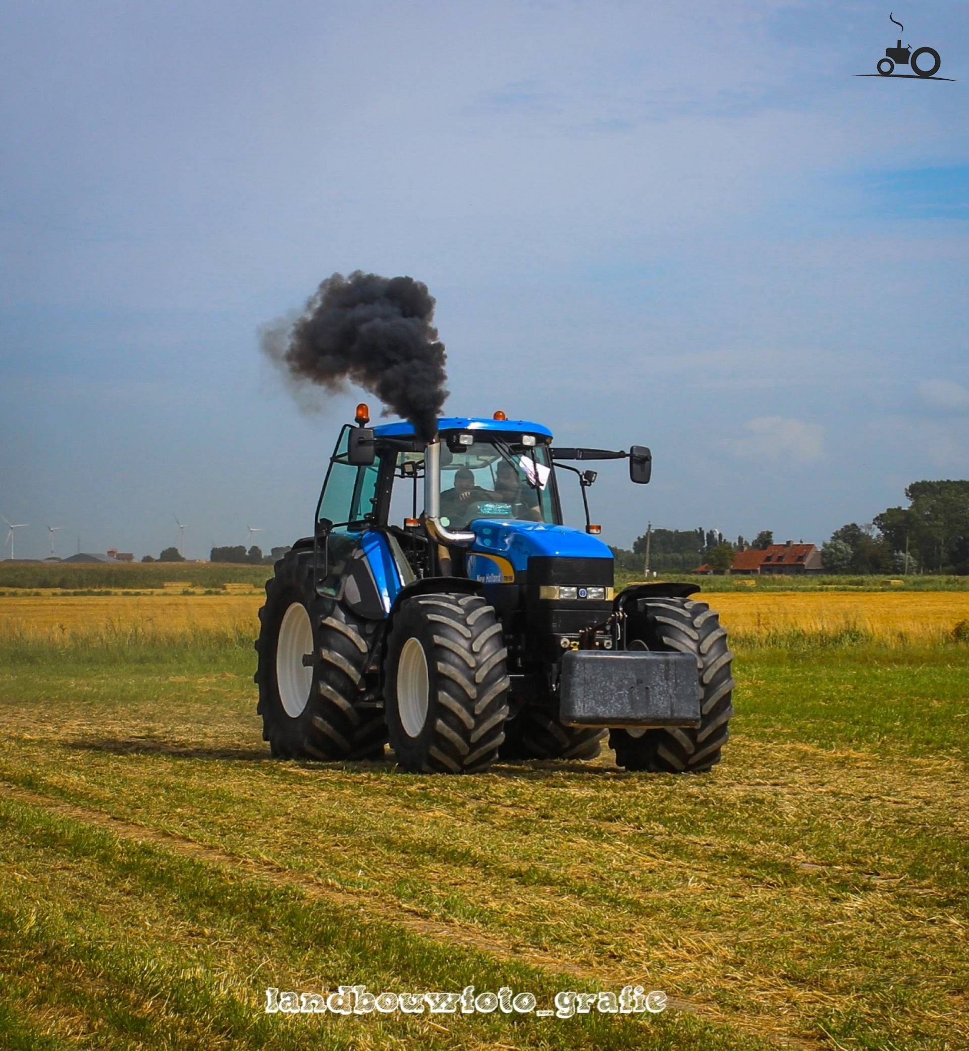 Trekkerslep / trekkertrek / tractorpulling - New Holland TM 190
