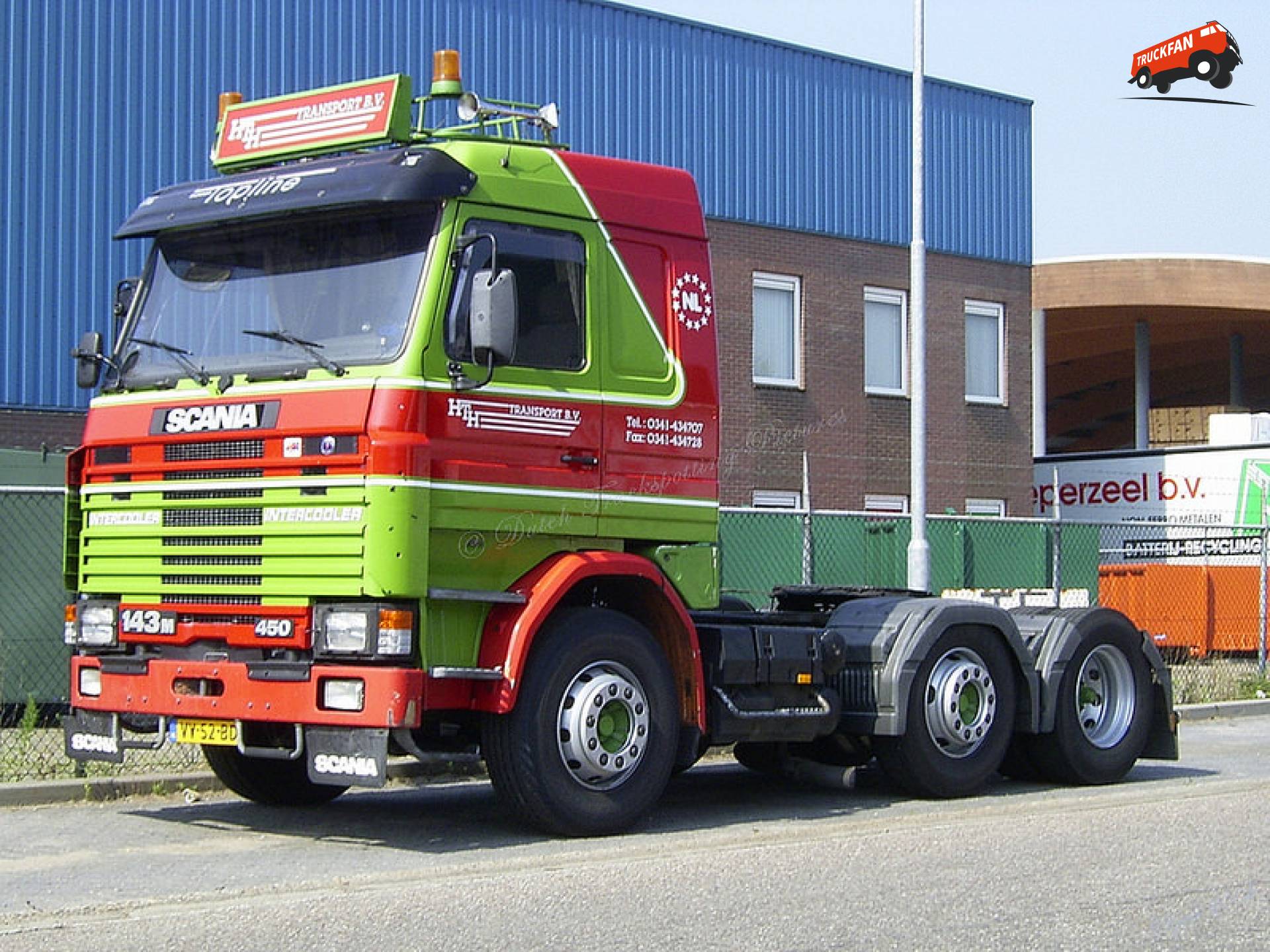 Foto Scania 143 van HTH Transport B.V.