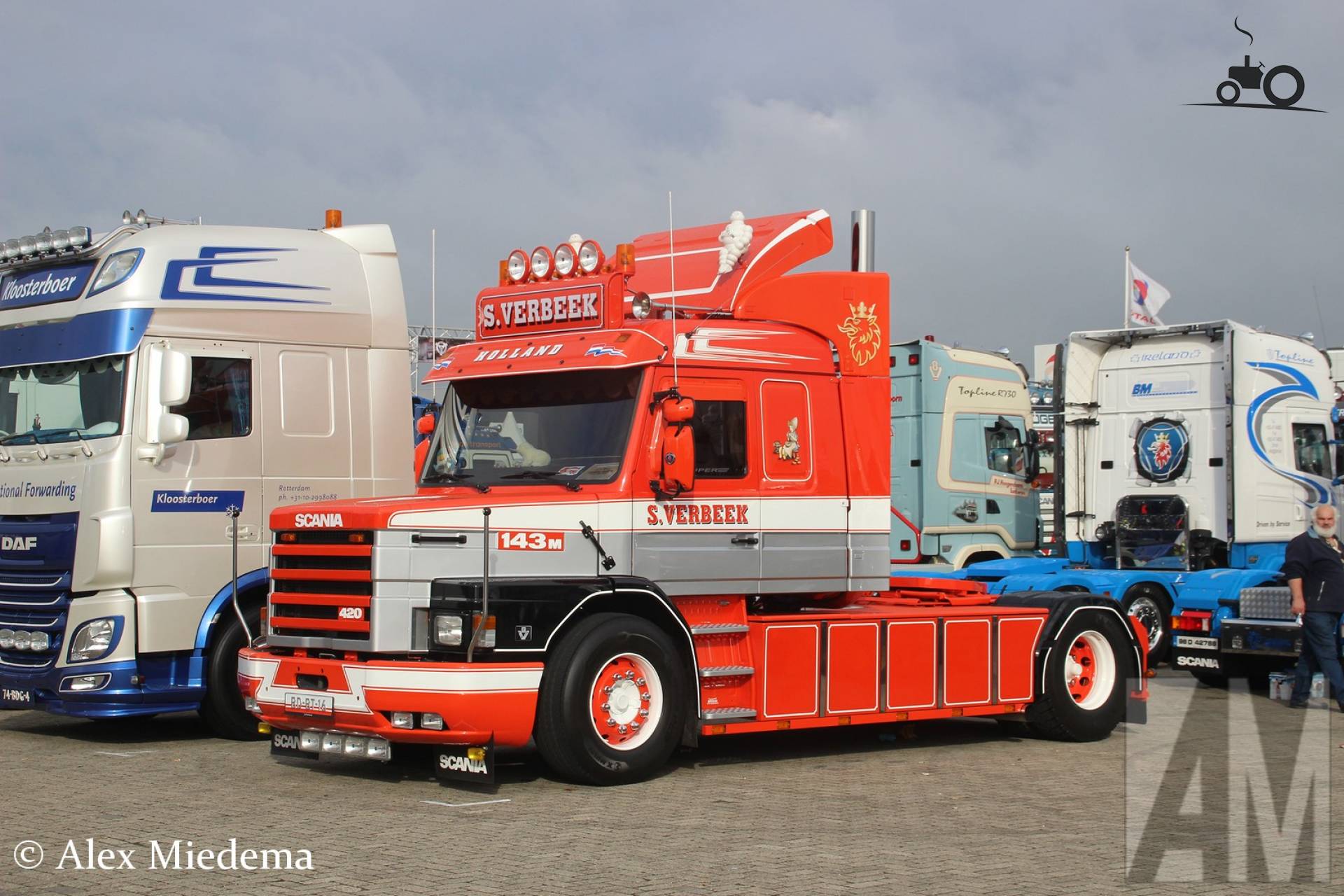 Foto Scania T143 van S. Verbeek Tiel - TruckFan België