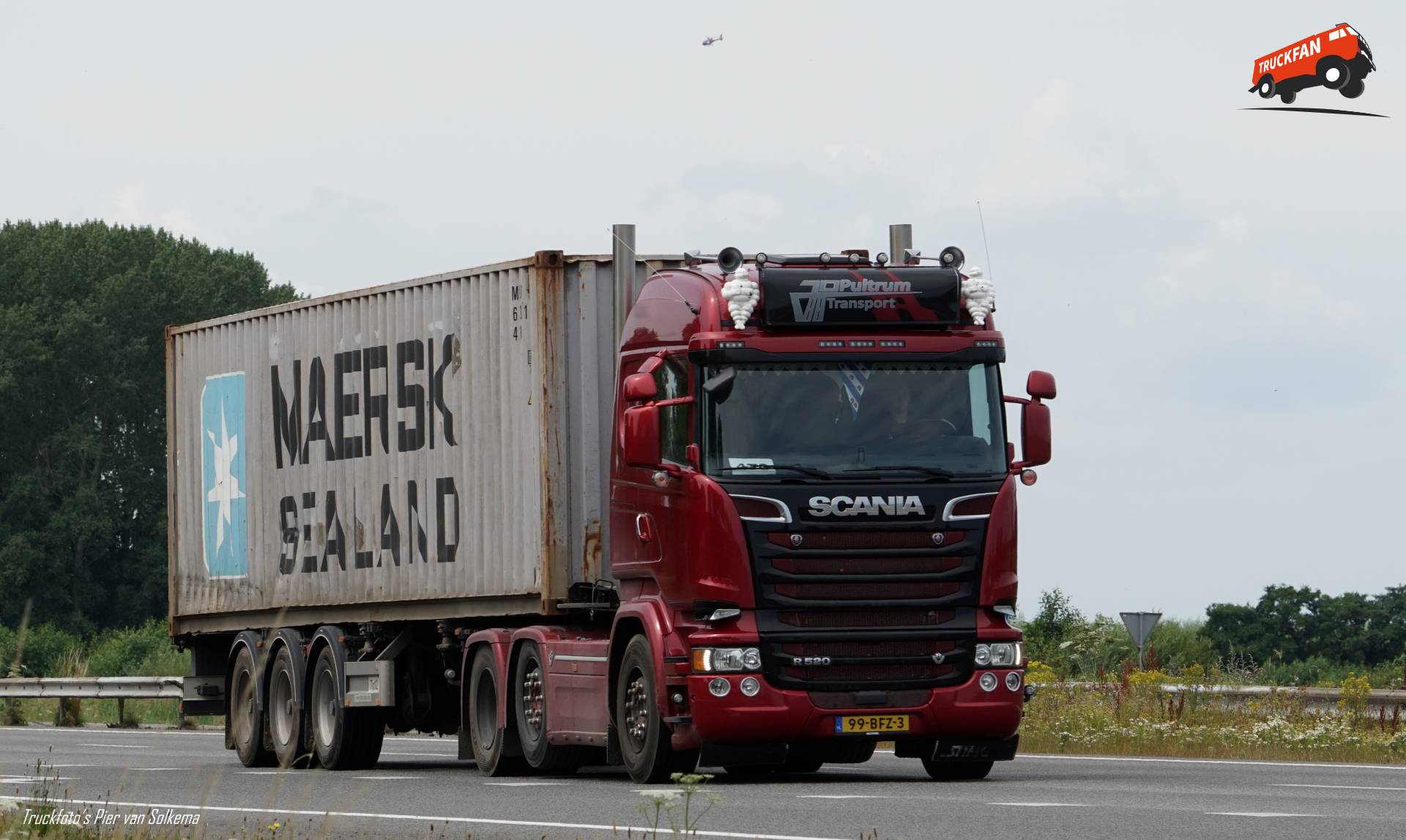Foto Scania R520 van Pultrum Transport V.O.F - TruckFan