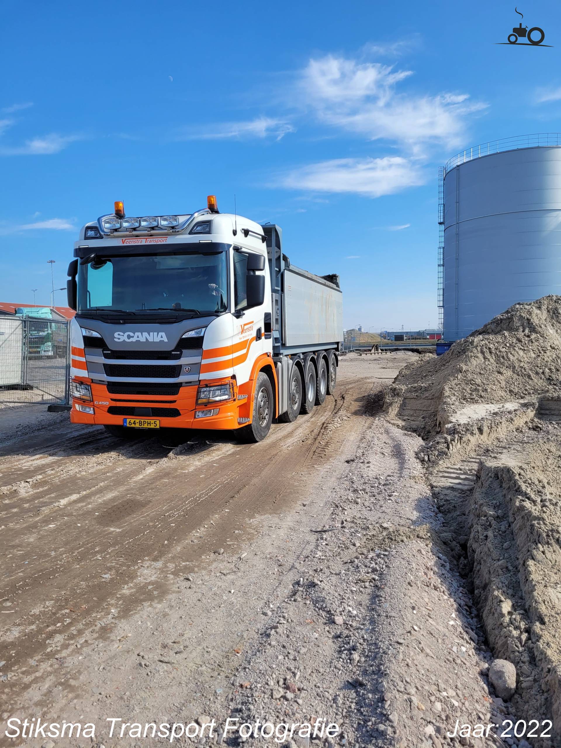 Foto Scania G450 van W. Veenstra Transport - TruckFan