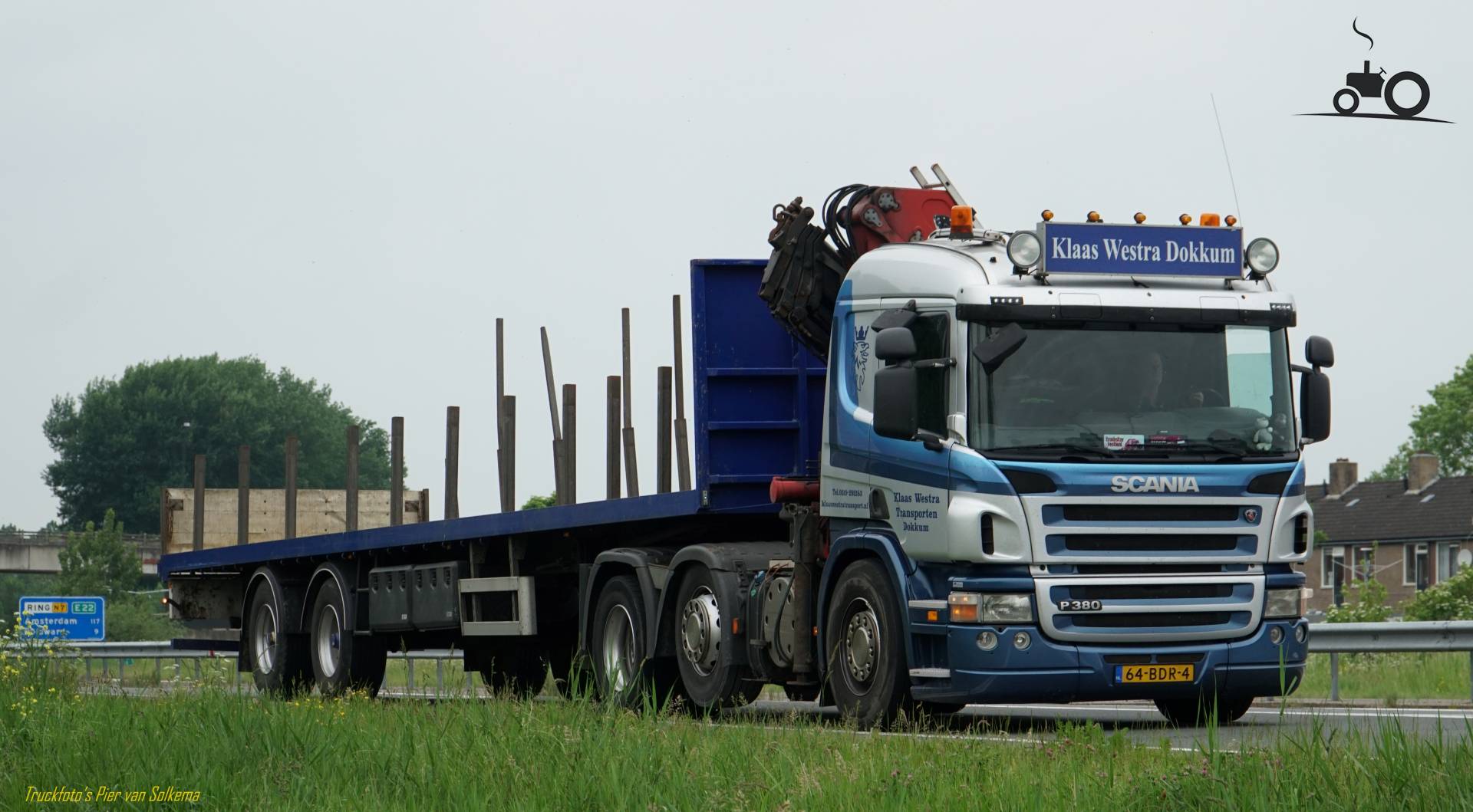 Foto Scania P380 van Klaas Westra Transport - TruckFan