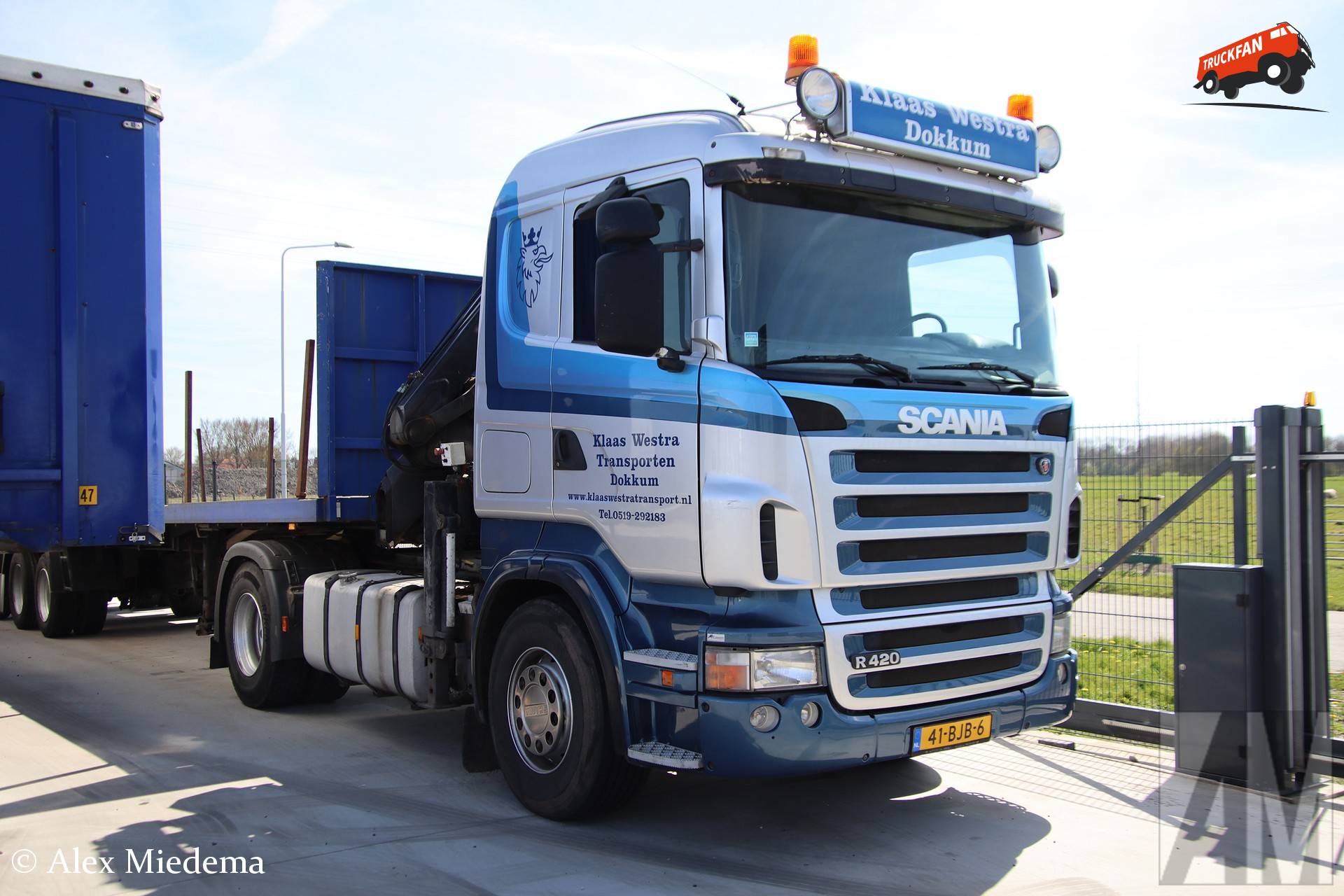 Foto Scania R420 van Klaas Westra Transport - TruckFan