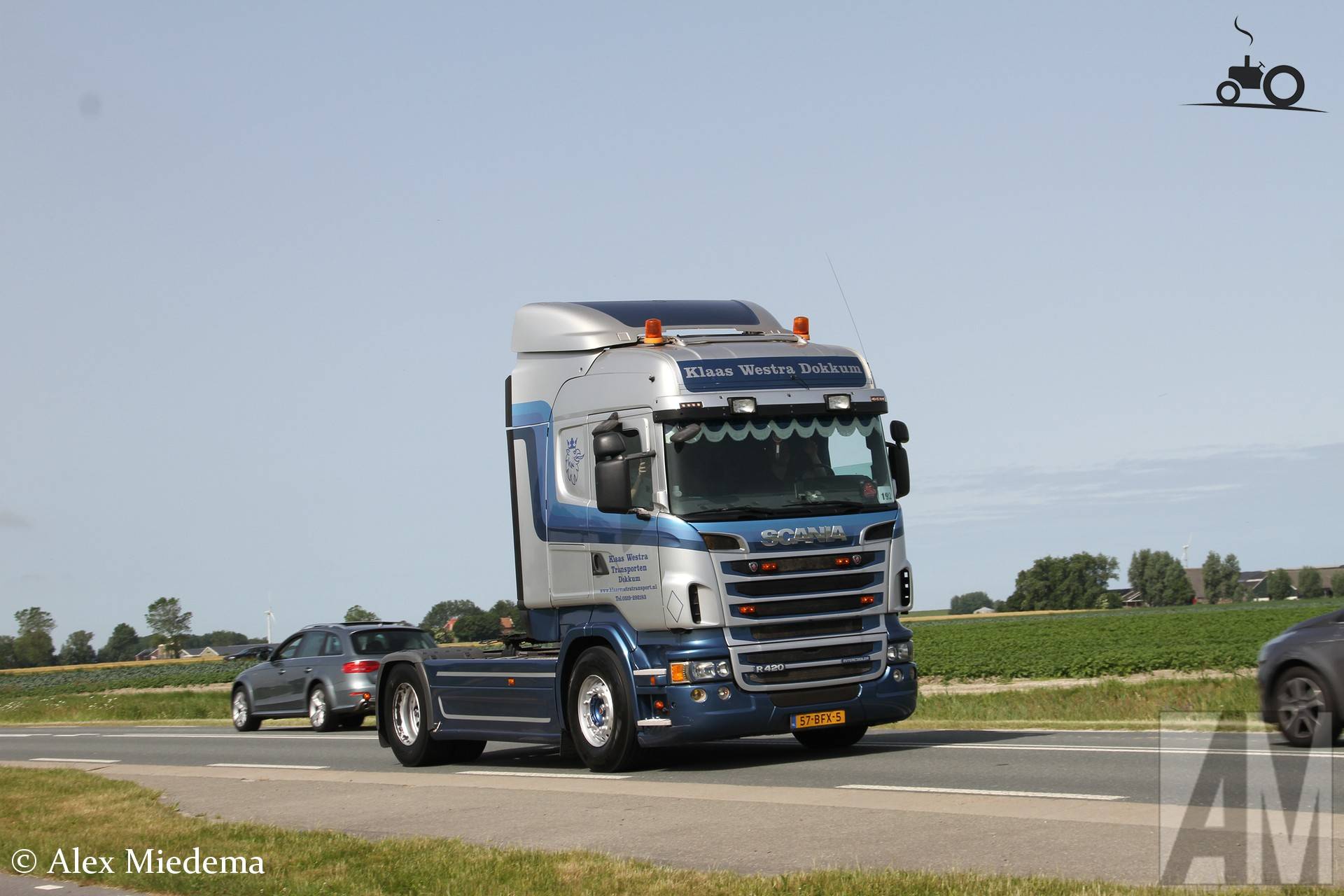 Foto Scania R420 van Klaas Westra Transport - TruckFan