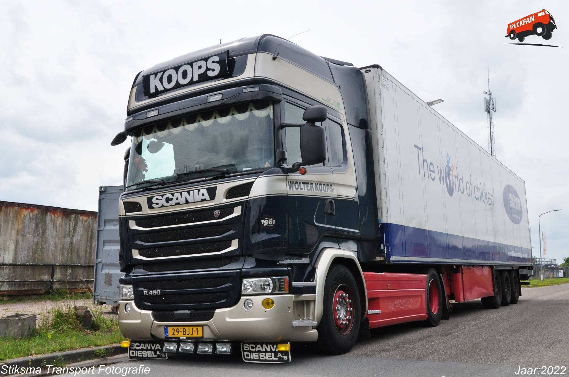 Foto Scania R450 van Wolter Koops Internationale Transporten B.V ...