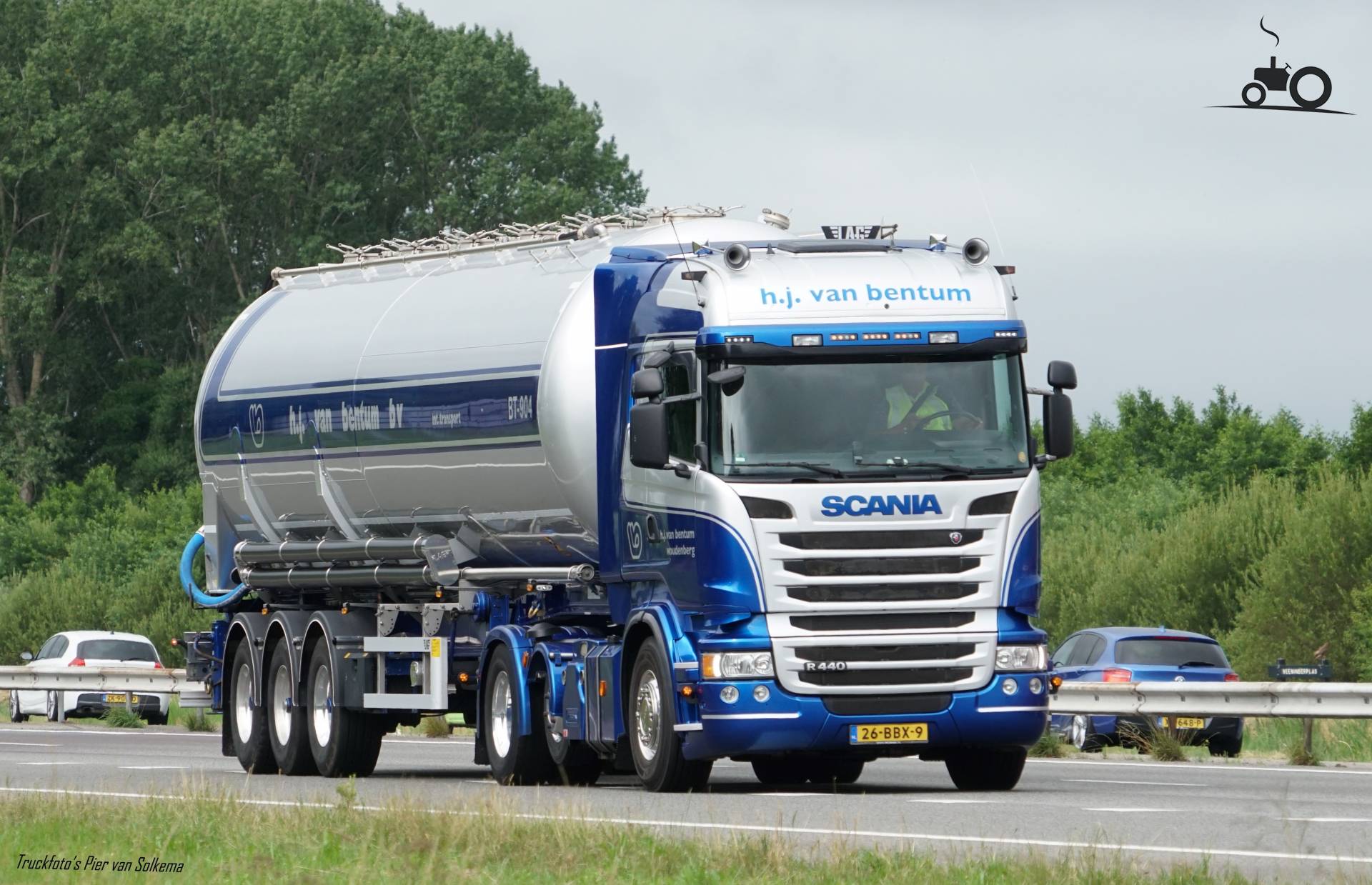 Foto Scania R440 van Internat. Transportbedr. H.J. van Bentum B.V ...