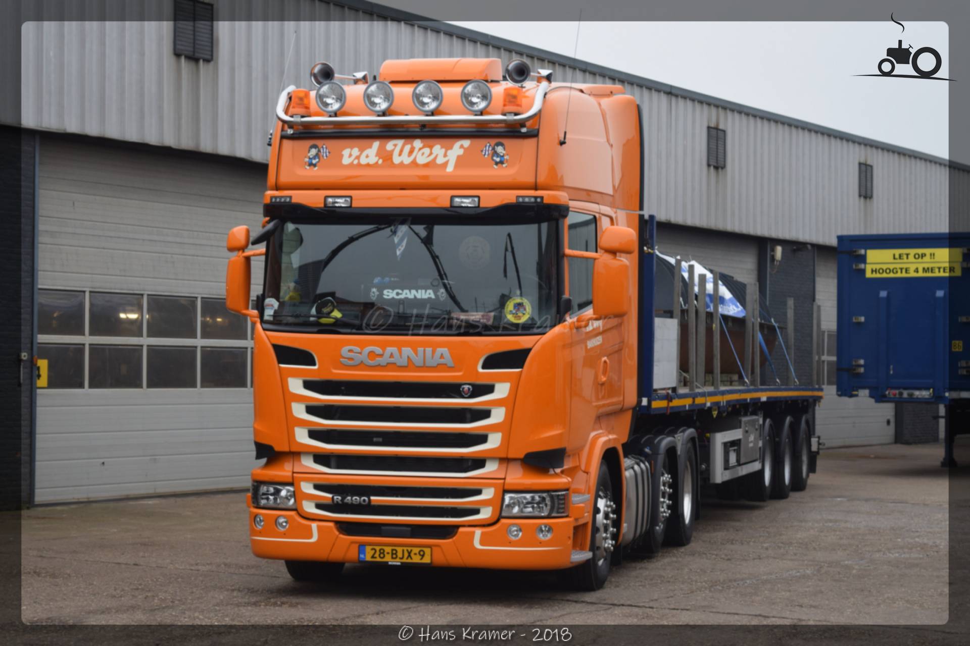 Foto Scania R490 van Fa. F. van der Werf en Zn. - TruckFan