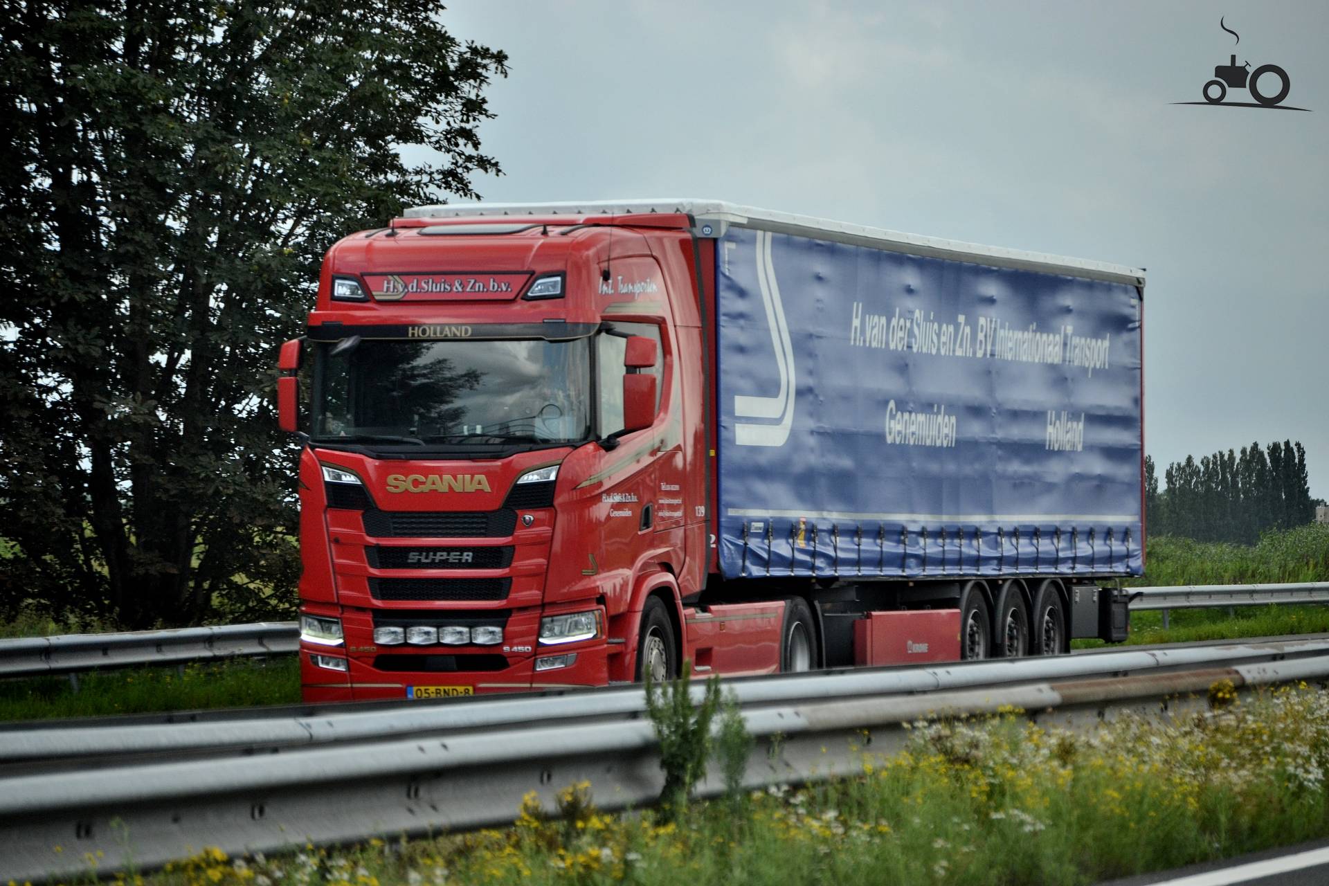 Foto Scania S450 van Transportbedrijf H. van der Sluis en Zn. B.V ...