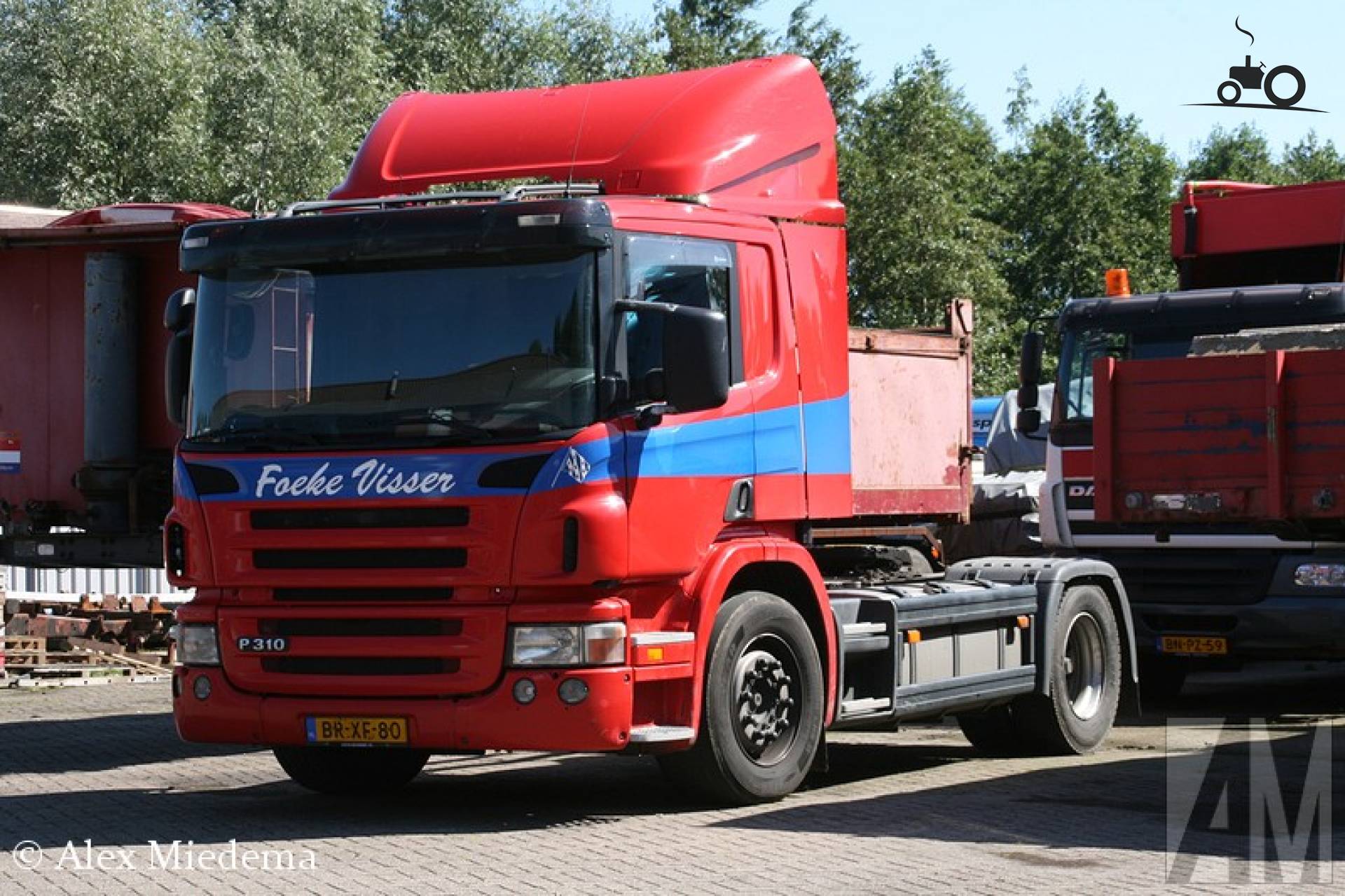 Foto Scania P310 van Foeke Visser Fourage- en Kunstmesthandel B.V. "De ...