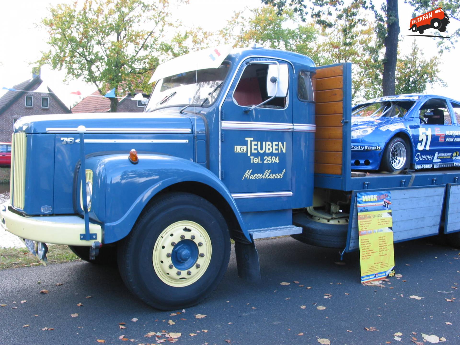 Foto Scania-Vabis L76 van Teuben Transport B.V. - TruckFan
