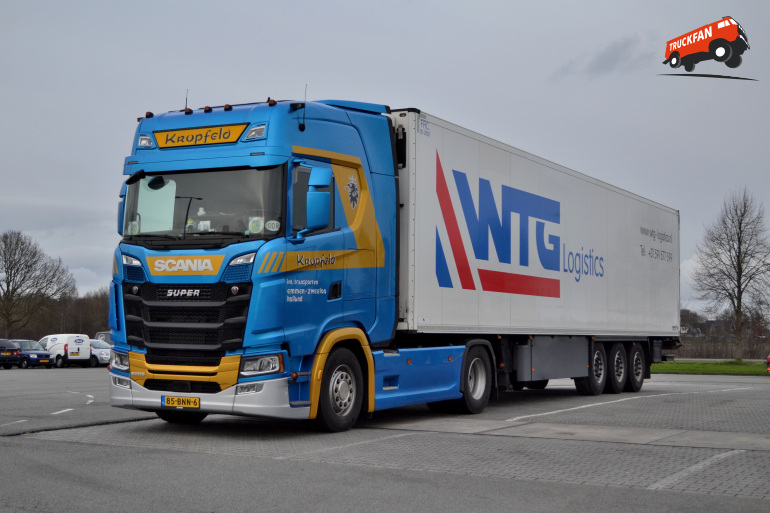 Foto Scania 500S van Kropfeld Transport Emmen, WTG Logistics - TruckFan