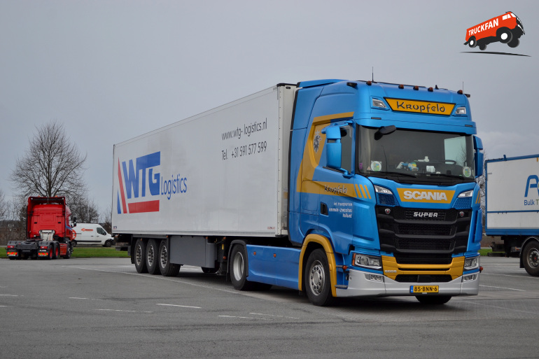 Foto Scania 500S van Kropfeld Transport Emmen, WTG Logistics - TruckFan