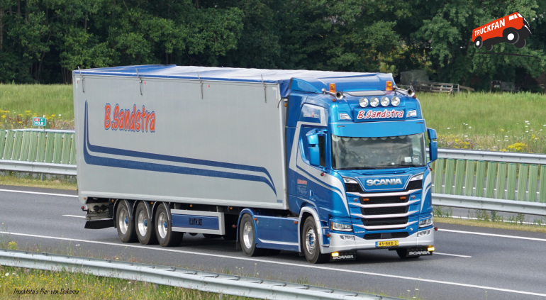 Foto Scania R520 (new) van B. Sandstra Mesthandel, Transport & Opslag ...