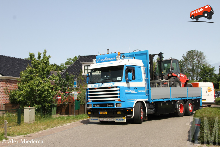 Foto Scania 143 Streamline van IJ. van Kammen Tentenverhuur en ...