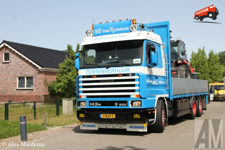 Foto Scania 143 Streamline van IJ. van Kammen Tentenverhuur en ...