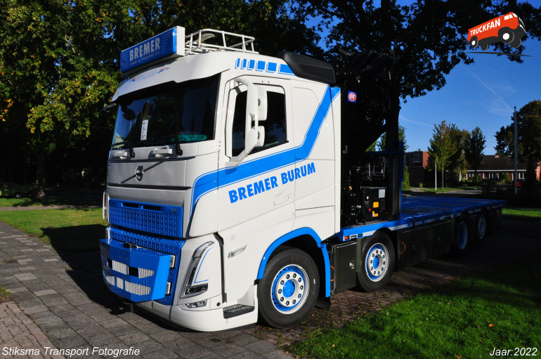 Foto Volvo FH van Bremer's Handel en Transport B.V. - TruckFan
